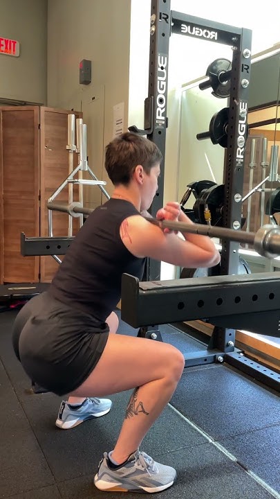 Eccentric Barbell Front Squats - YouTube