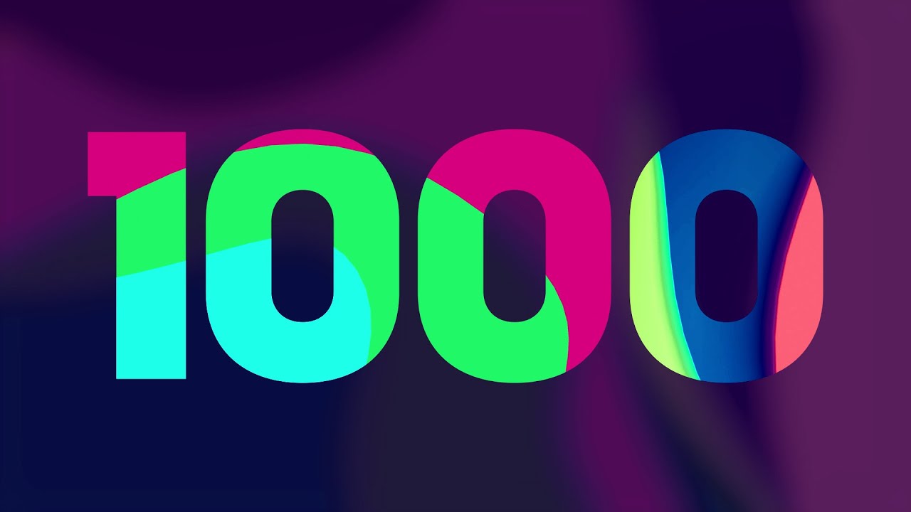 ClevKid | Reverse Counting 1000-1 | Learn to count 1000 Numbers ...