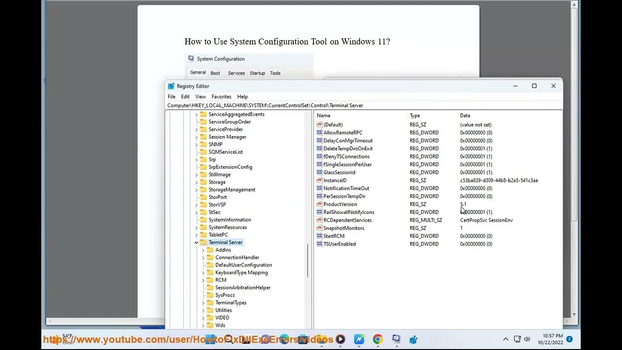 Use System Configuration Tool on Windows 11 - YouTube