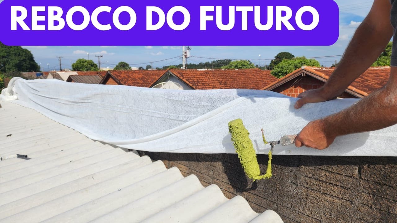 REBOCO ! Argamassa e cimento e CALHA foram substituídos por essa ...