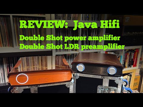 The Double Shot power amplifier and LDR preamplifier from Java HiFi
