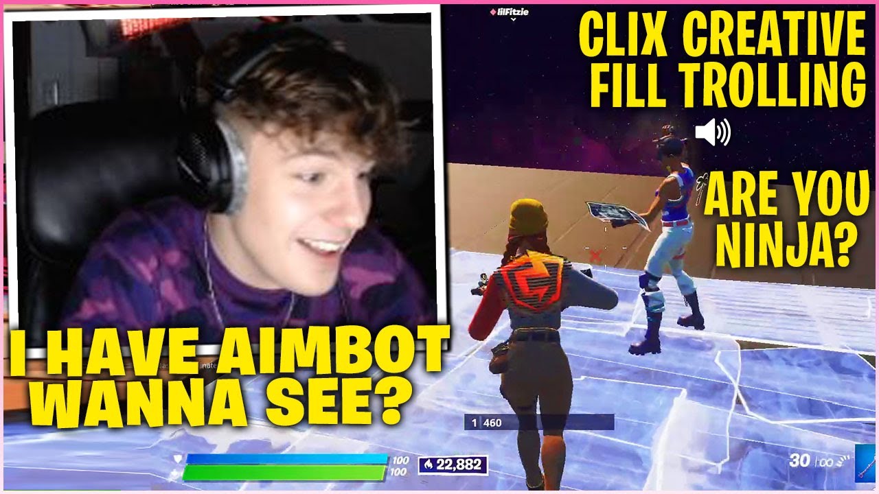 CLIX JOINS Creative FILL & TROLLS The NICEST KID Then This Happened ...