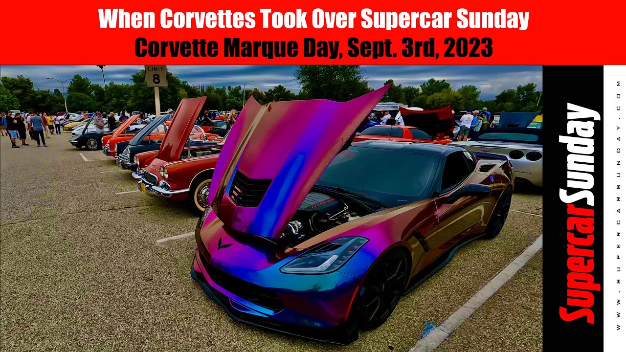 Corvette Marque Day at Supercar Sunday 2023. The Corvette Takeover ...