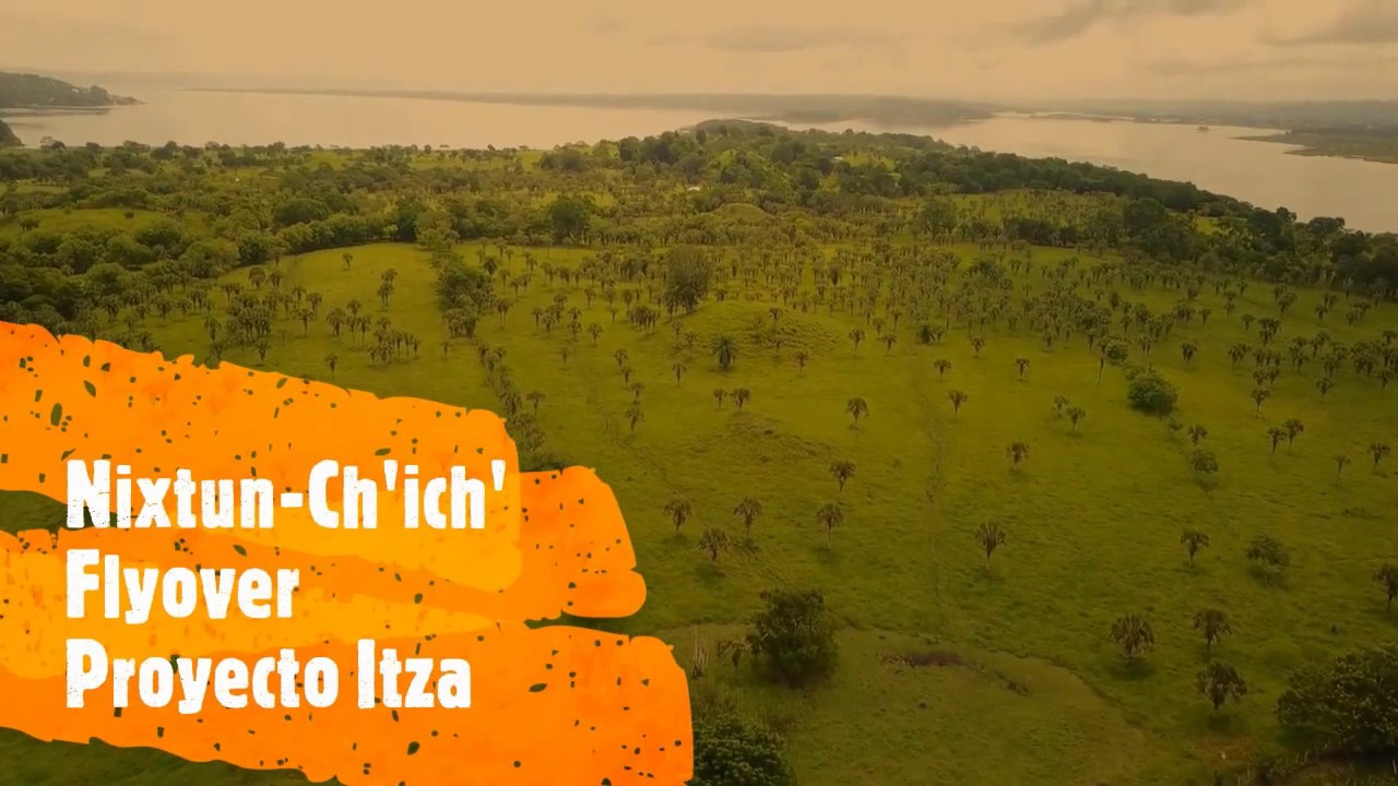 Nixtun-Ch'ich' (Peten, Guatemala) Central Axis Flyover - YouTube