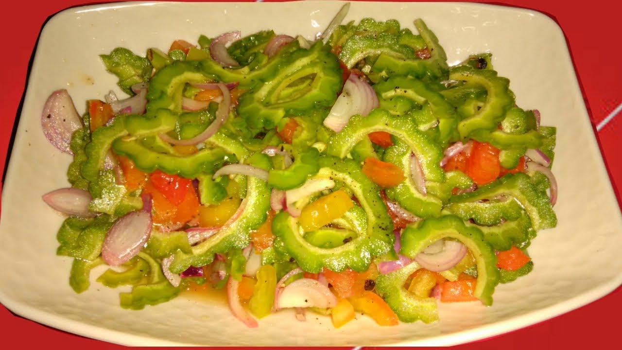 My Bitter Gourd Salad Recipe - YouTube