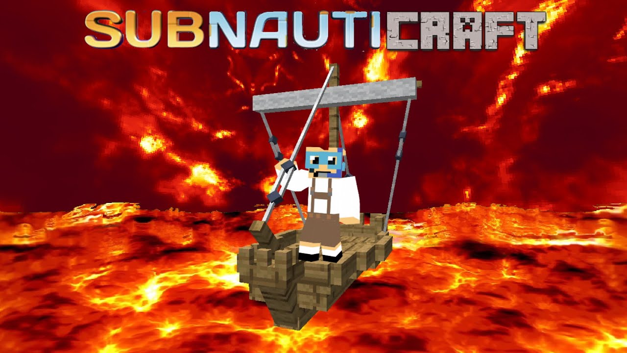 Sailing in the Nether in Subnauticraft - YouTube