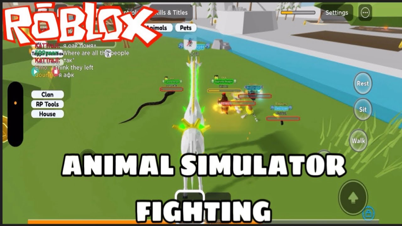 Animal Simulator Fighting (Trolling As A Female😱….) PART 2 - YouTube