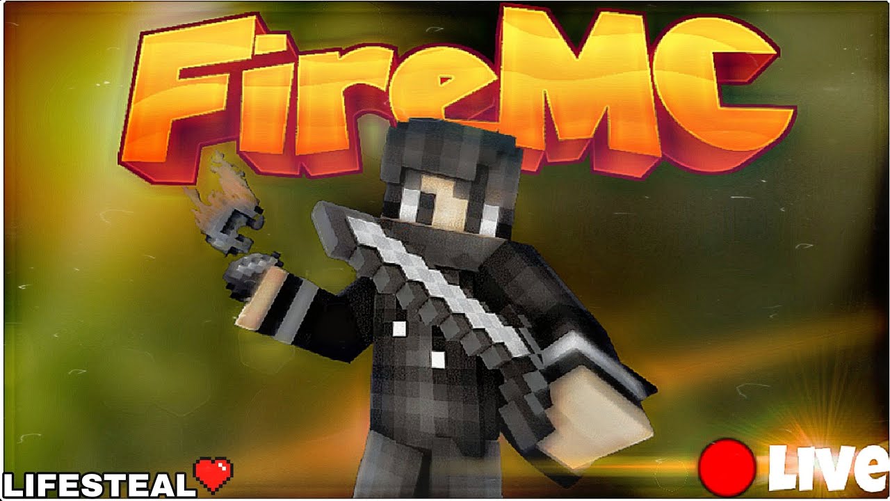 MINECRAFT FIRE MC LIVE STREAM 🔥 PUBLIC SERVER ( FREE KIT 😯) - YouTube