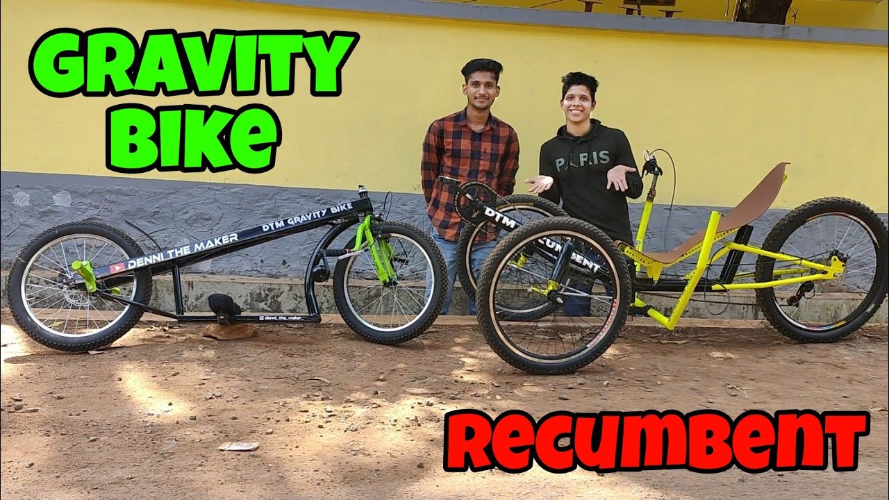 കിടന്ന് യാത്ര ചെയ്യാം | recumbent cycle malayalam || gravity bike - YouTube