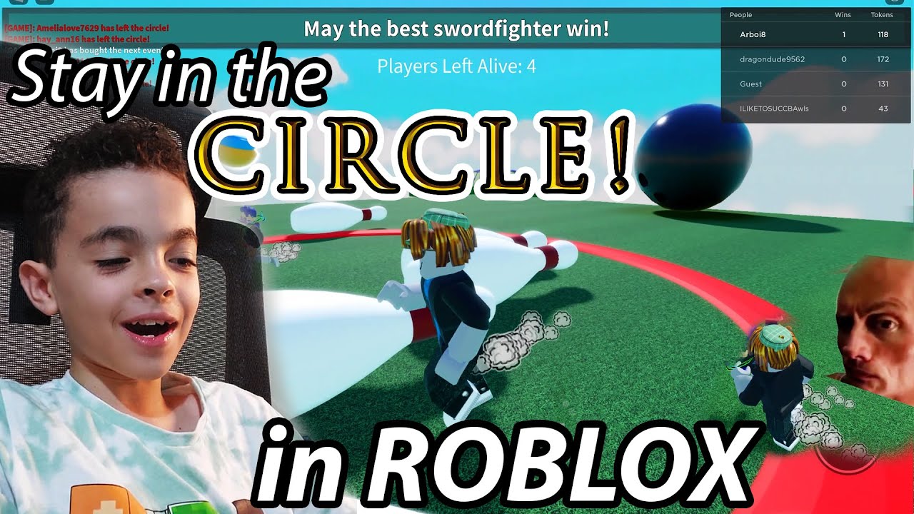 Stay in the Circle in Roblox - YouTube