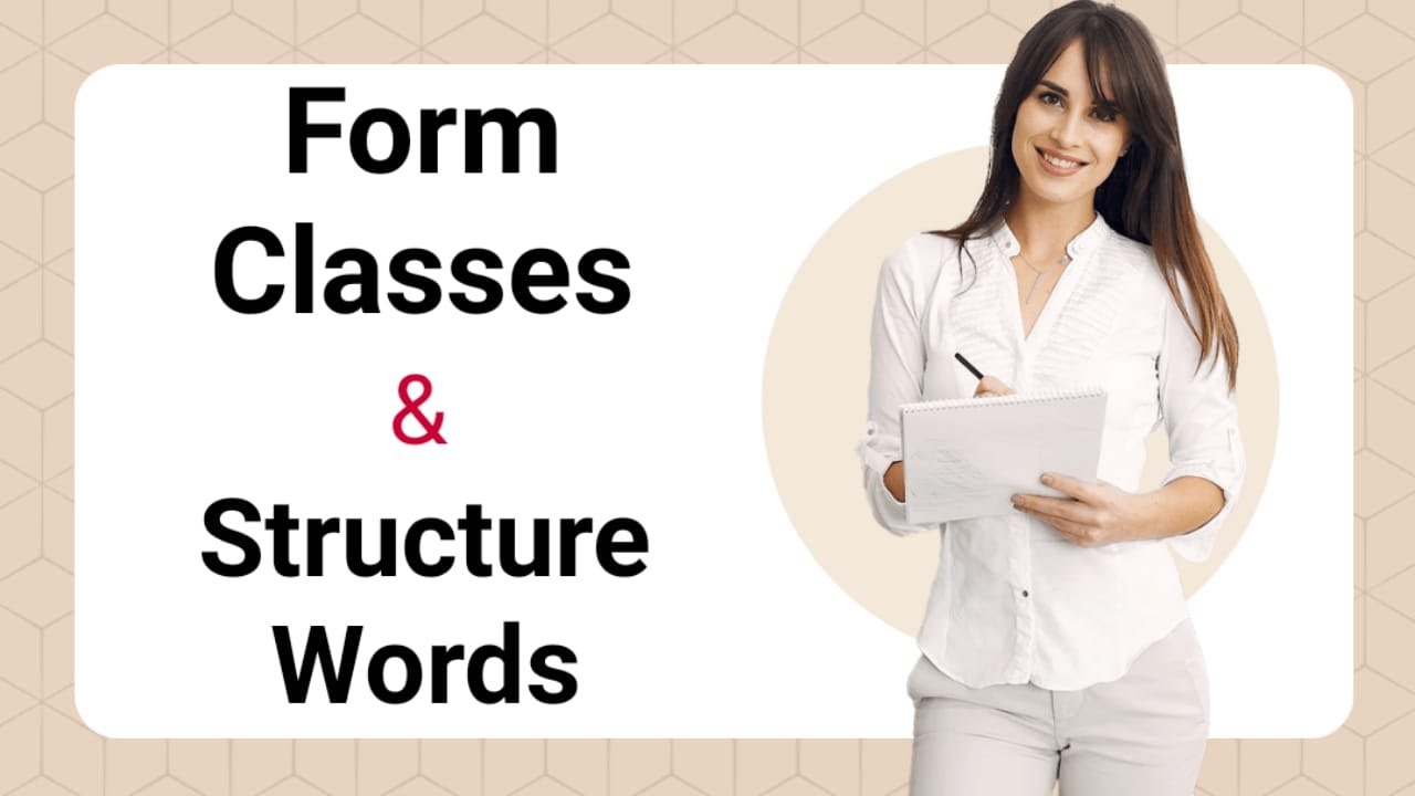 Etymology-3 | Types of Words according to Modern English Grammar| Form ...