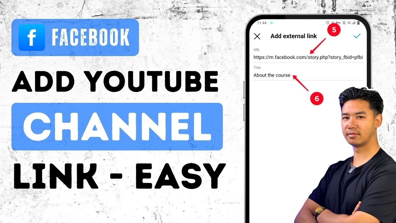 How To Add YouTube Channel Link To Facebook - YouTube