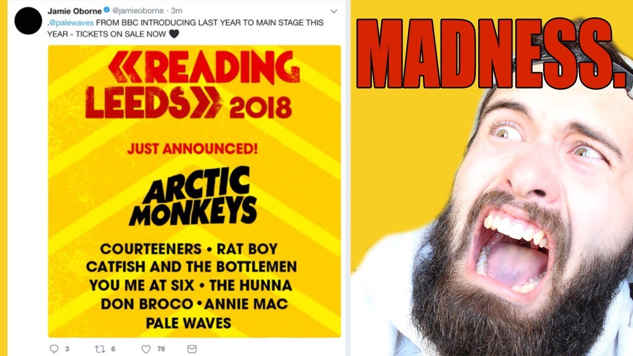 Reading & Leeds Festival 2018 Line Up LEAK MADNESS! - YouTube