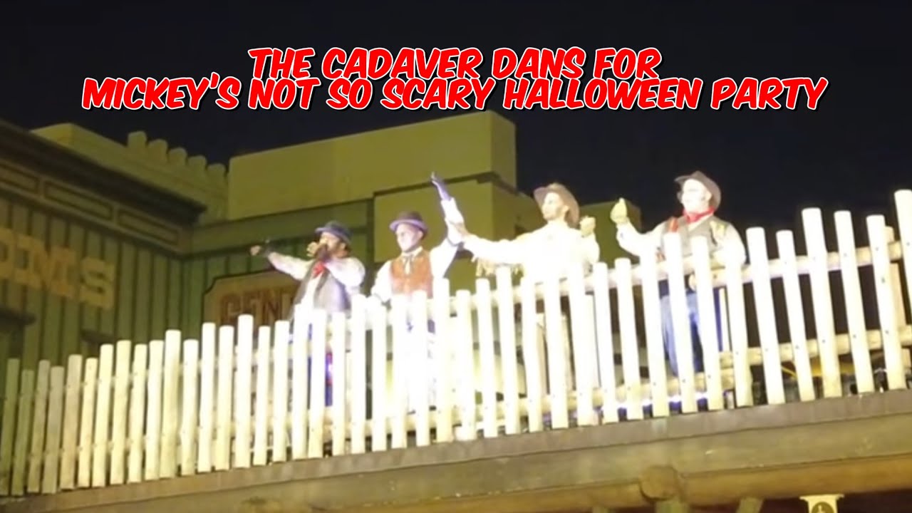 The Cadaver Dans Barbershop Quartet at Mickey's Not So Scary Halloween ...