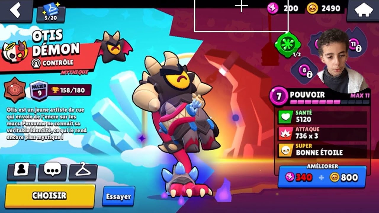 BRAWL STARS - OTIS DEMON - COLETTE MALEFIQUE - ANGELO - BY YANNIS LE ...