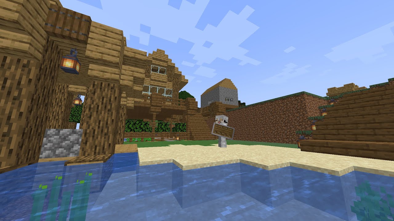 Minecraft prawdziwe życie #7 Handlarz - YouTube