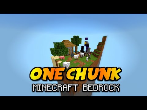 😎 MAPA DE UN SOLO CHUNK PARA MINECRAFT PE 1.18.12 | MAPA ONE CHUNK PARA ...