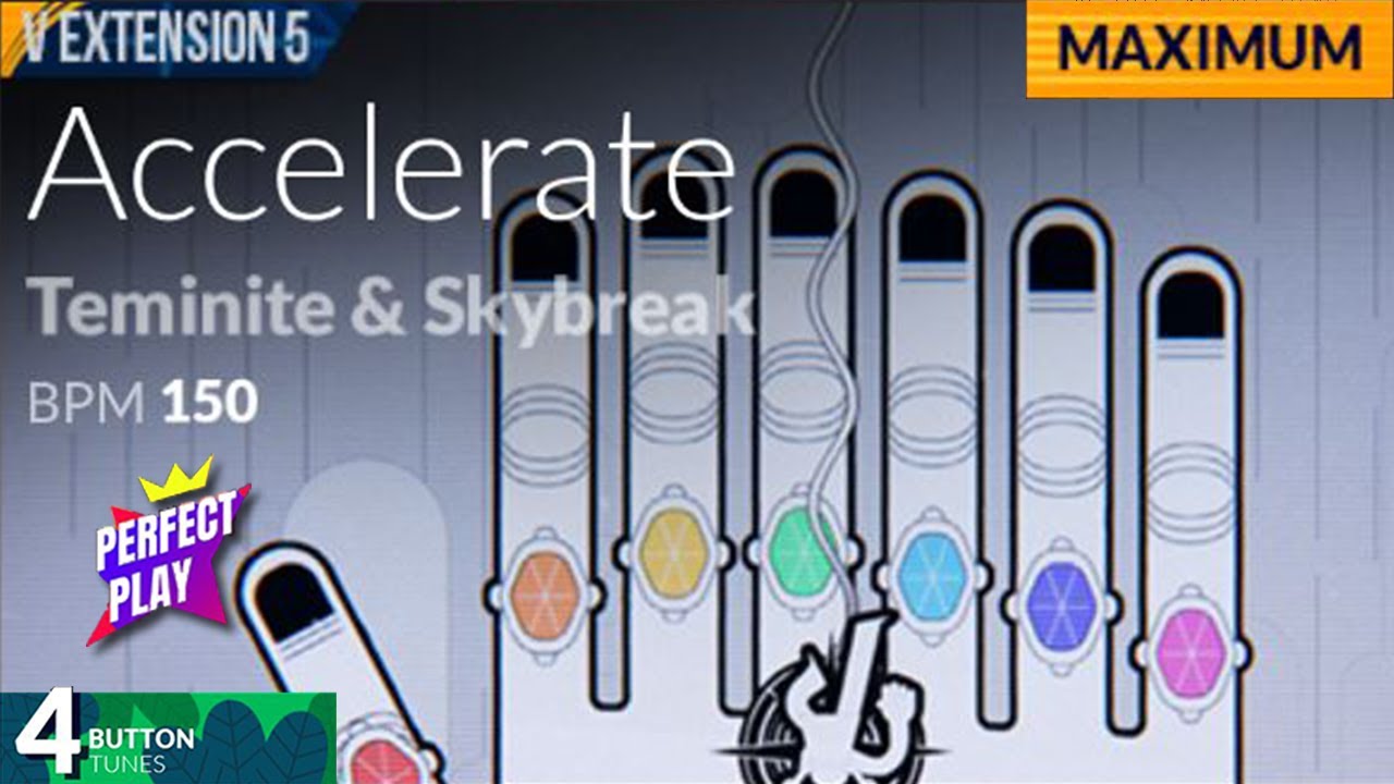 [DJMAX Respect V] Accelerate 4B MX Perfect Play - YouTube