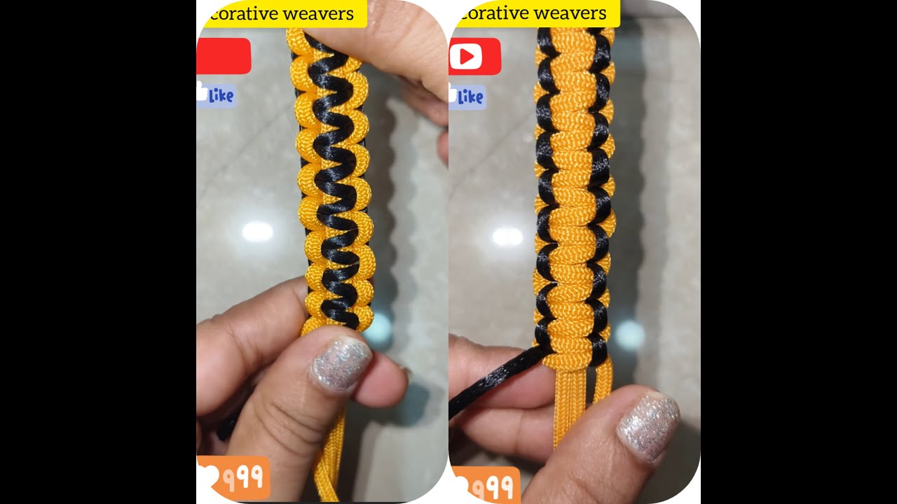 Magic of Macrame knots | video tutorial.24 | #macrameknots #paracord # ...