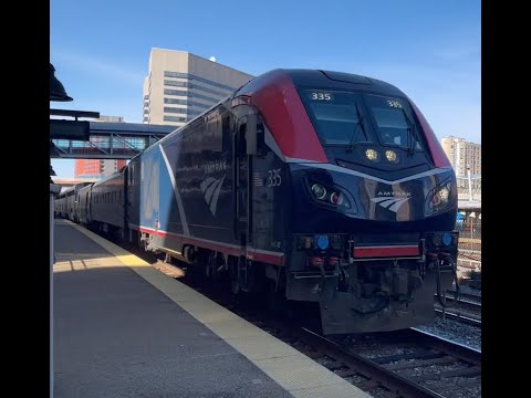 WMATA Red Line + CSX Freight + Amtrak Capitol Limited Trains At Silver ...
