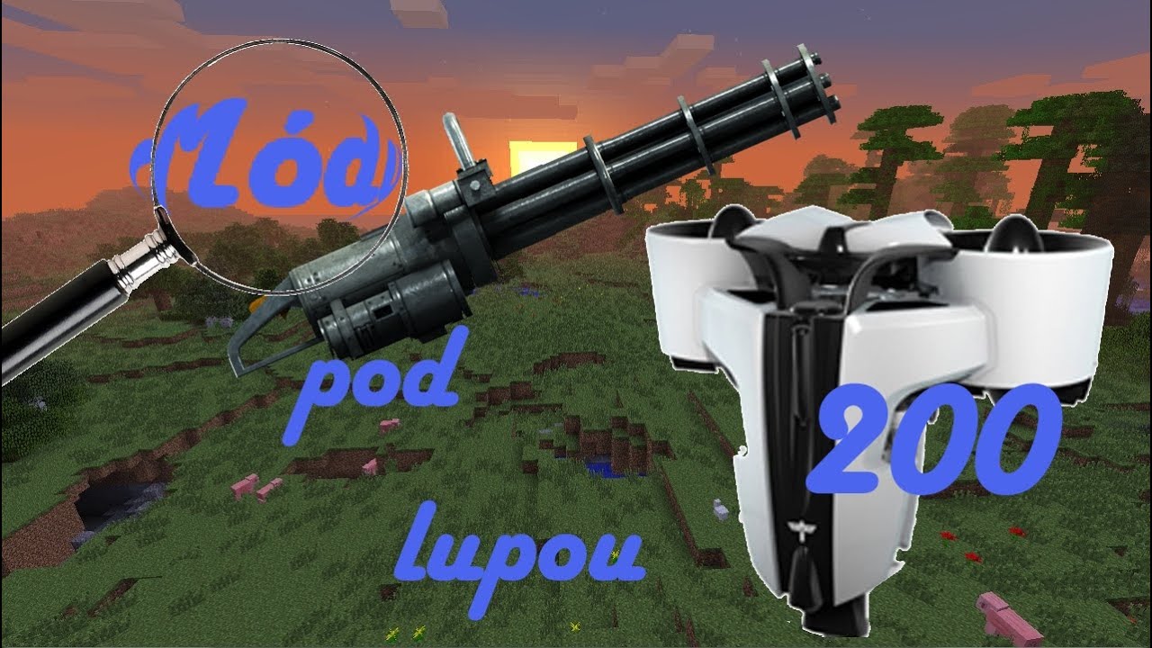 Minecraft: Módy pod lupou - 3D Guns Mod (RPG, Minigun JetPack a další ...