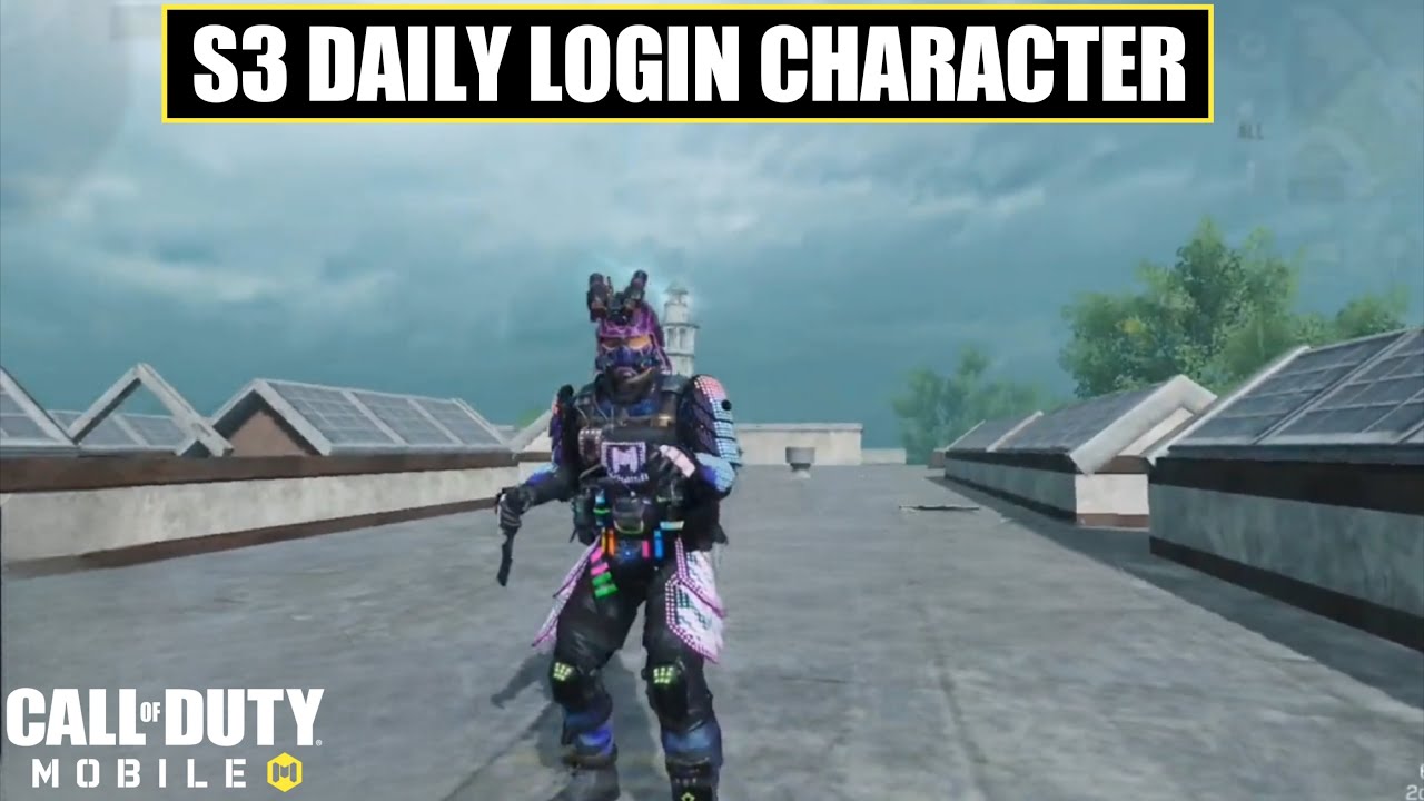*NEW* Codm Season 3 Rush Daily Login Character - YouTube