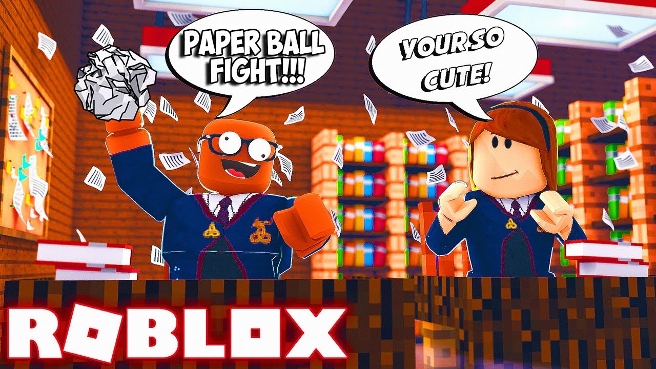 I Started A PAPER BALL FIGHT In Roblox! (I Won In Roblox Paper Ball ...