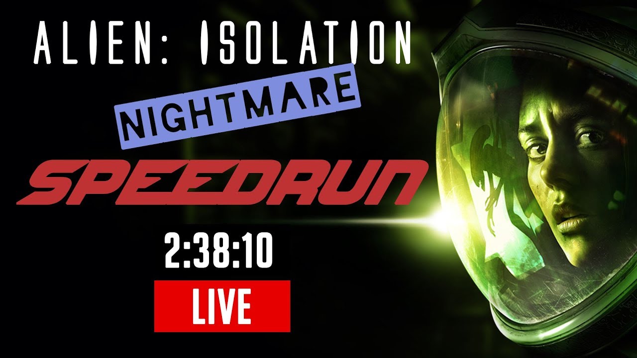 NIGHTMARE Speedrun 2h38m10s [A:I Anniversary] Alien: Isolation - YouTube