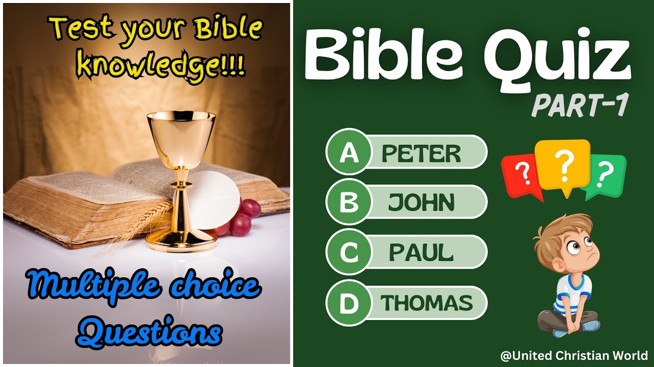 Bible Quiz series Part - 1 | Bible Quiz | Test your Bible knowledge ...