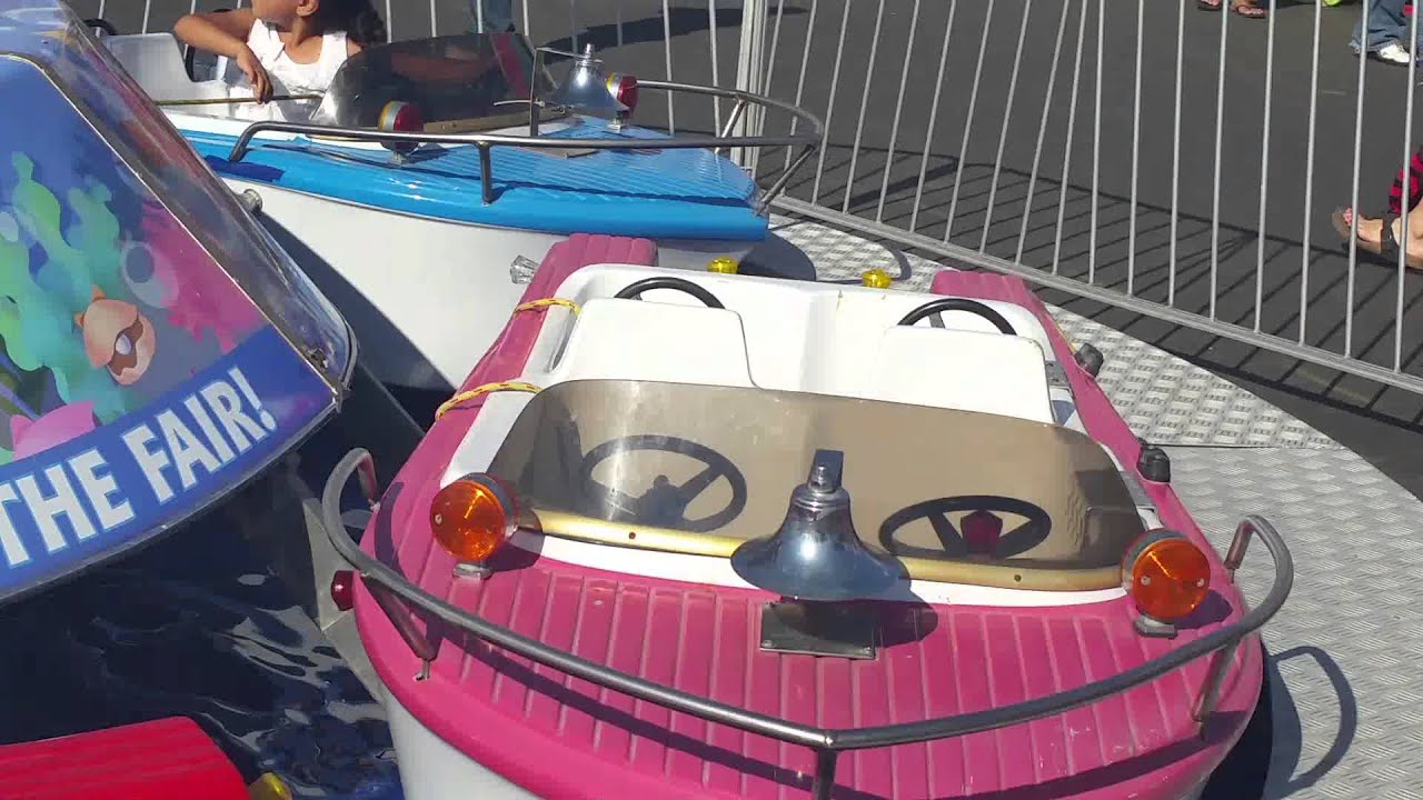 Avery ' s First Merry-go-round type ride at Fair - YouTube