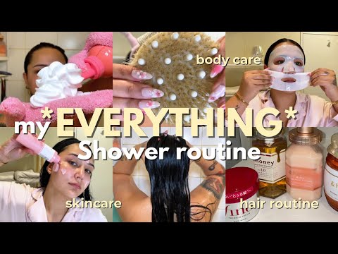 my *ULTIMATE* shower & pamper routine | hair, skin & body care