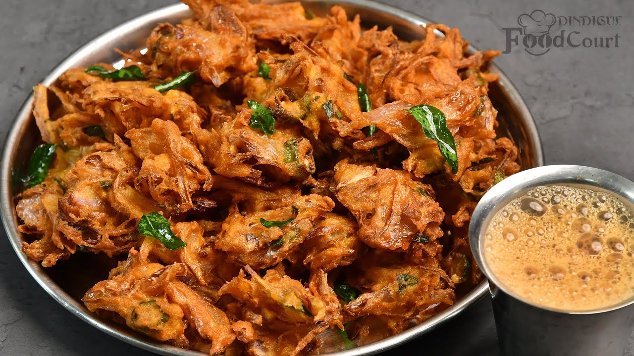 Onion Pakoda With Wheat Flour/ Easy Evening Snacks/ Onion Pakoda - YouTube
