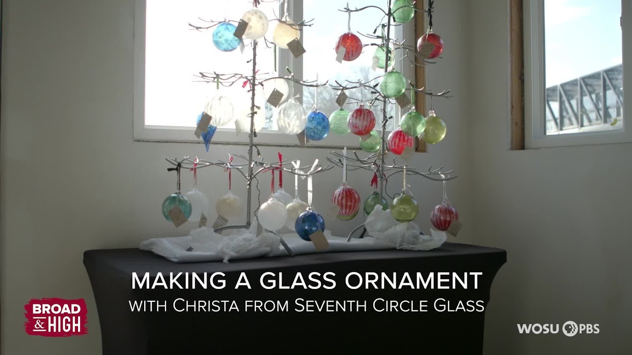 How to make a glass ornament - YouTube