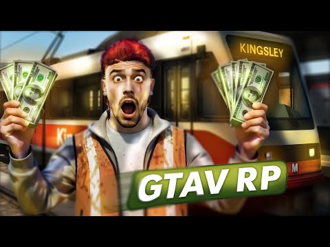 GTA 5 RP À ZÉRO ! #5 (Je deviens chauffeur de métro et ça paye fort !)