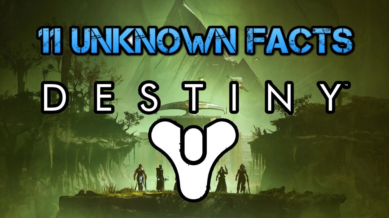 Destiny 2 - 11 Unknown FACTS About Destiny 1 & Destiny 2 - YouTube