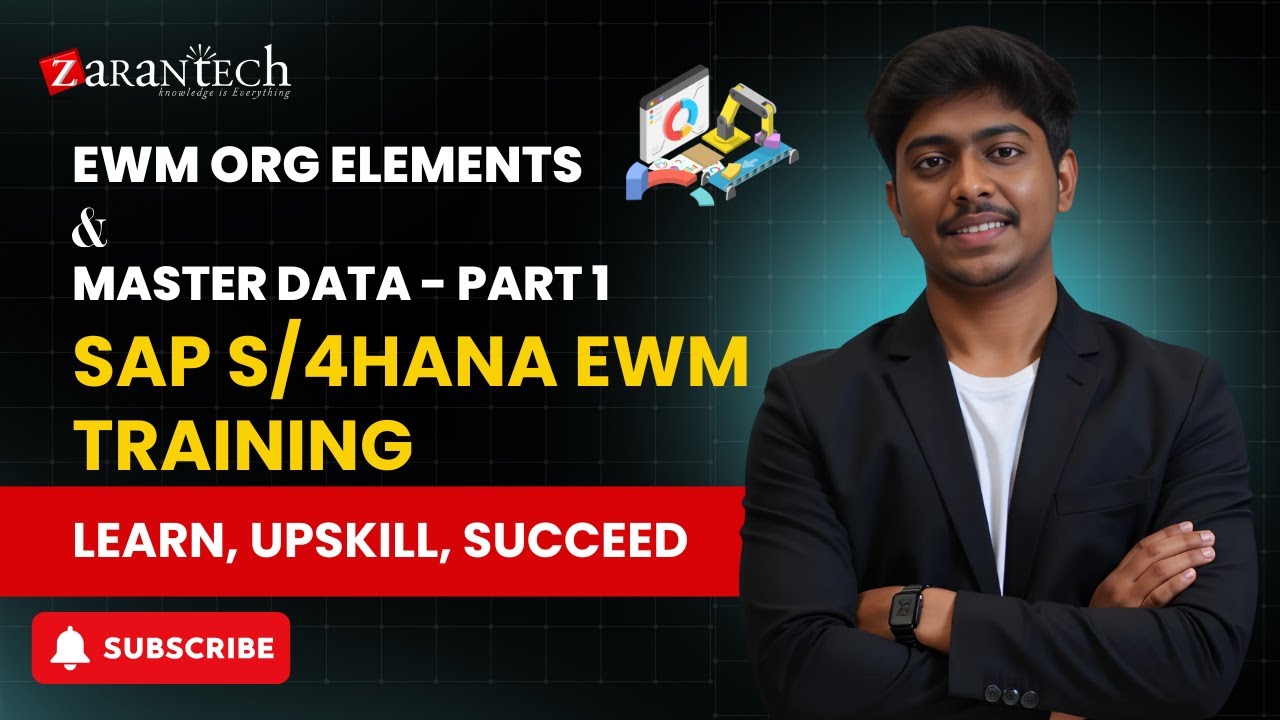 EWM Org Elements & Master data - Part 1 | SAP S/4HANA EWM Training ...