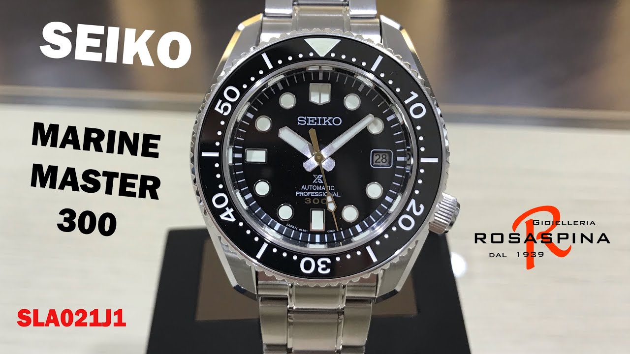 SEIKO SLA021J1 PROSPEX MARINEMASTER 300 MM300 UNBOXING GIOIELLERIA ...