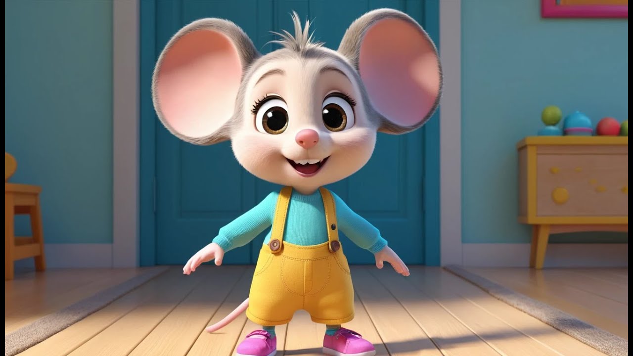 Tiptoe Like a Mouse – Fun Action Rhyme | Sneaky Kids Song | Movement ...