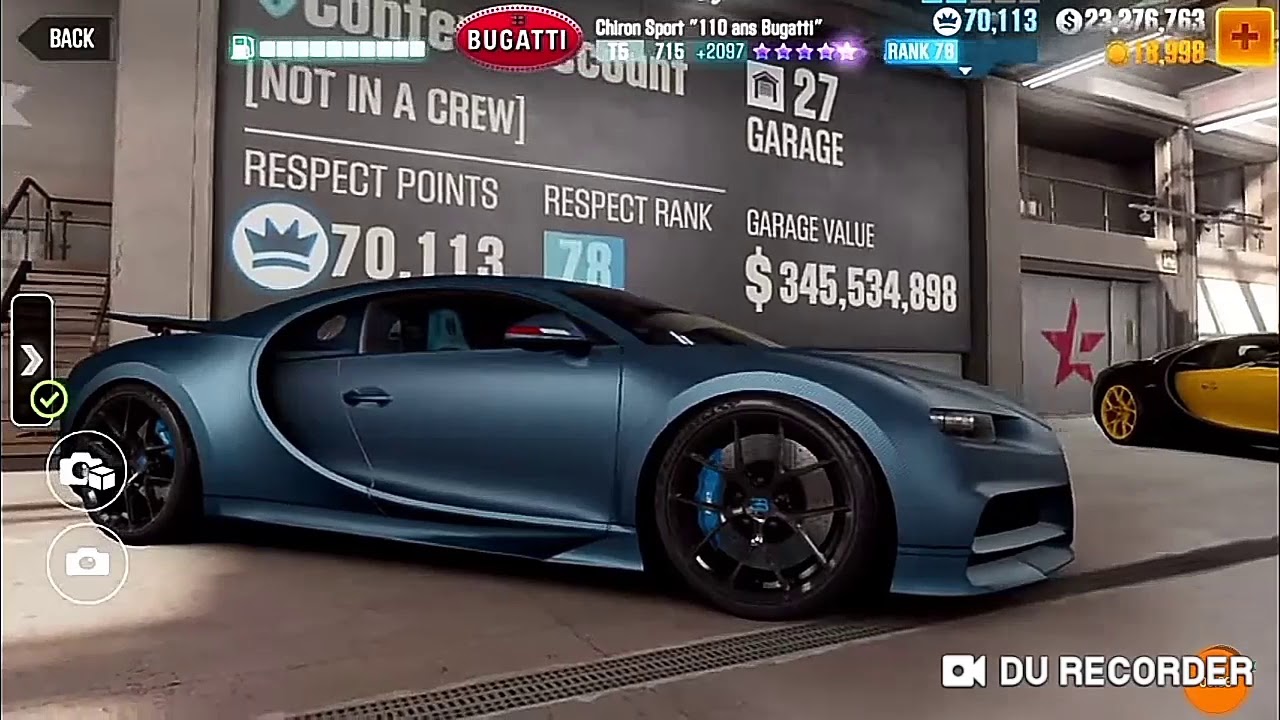 CSR2 Chiron sport 110 ans Bugatti Max tune/ new world record tune 2019 ...