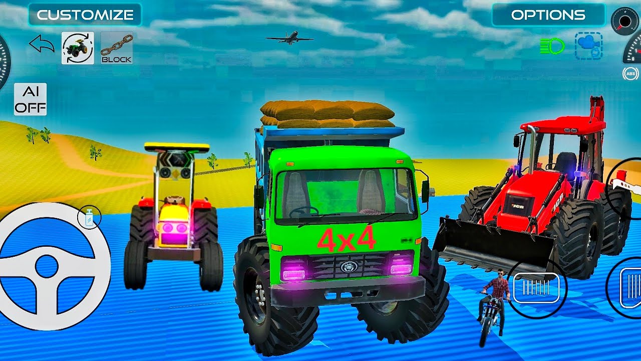 New Indian Dumper Truck vs JCB Driving Games🎮🎯2024||Modified Truck and ...