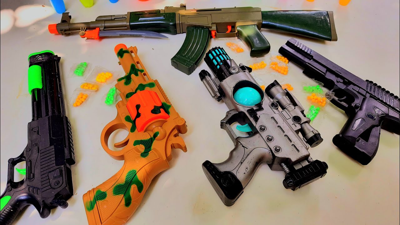 Red color Deadpool Toy Gun - Airsoft - Glock18 - M1911 - Desert Eagle ...
