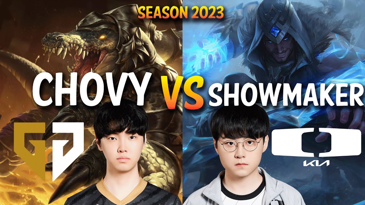 GEN Chovy vs DK Showmaker - Chovy RENEKTON vs Showmaker SYLAS Top - Patch 13.16 KR Ranked - YouTube