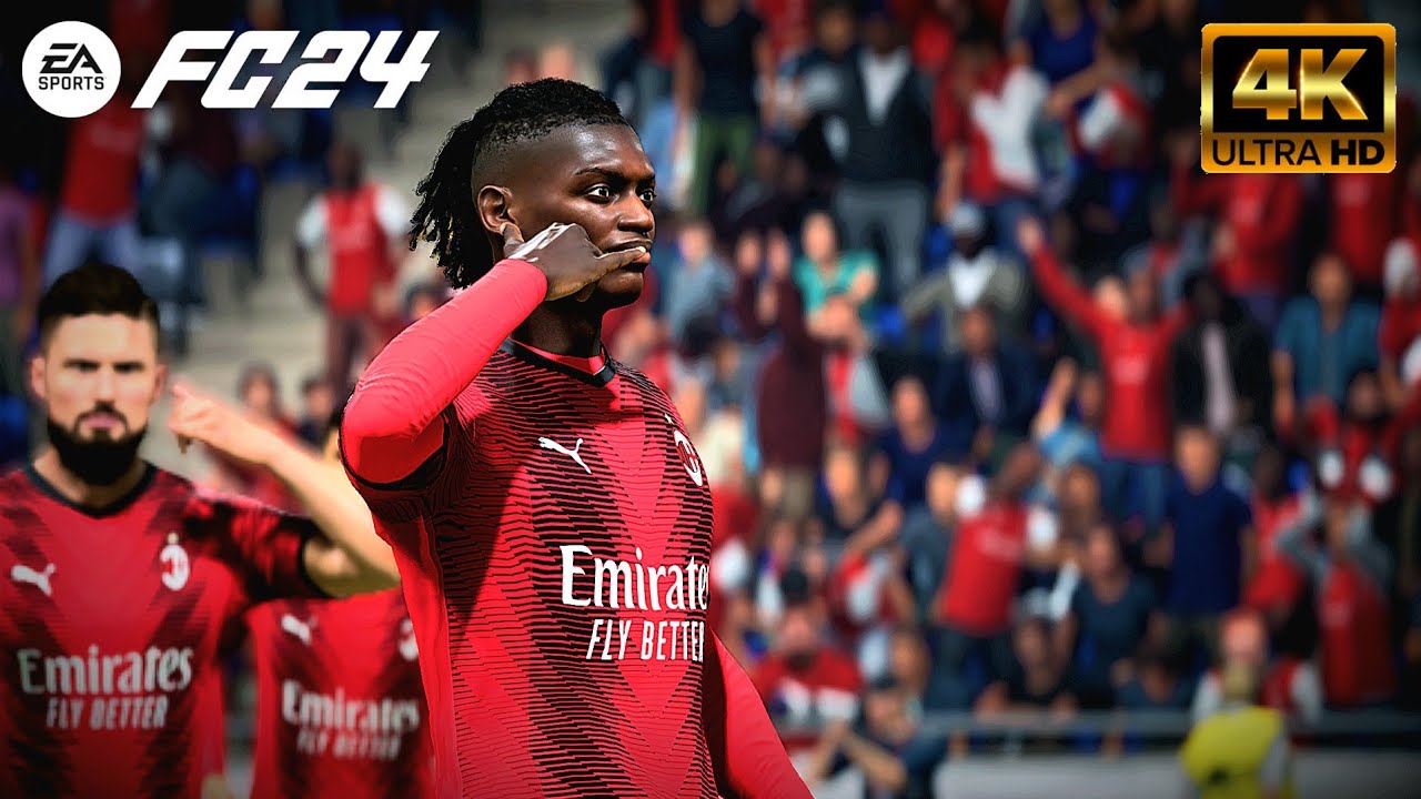 FC 24 - Milan x Stade Rennais | Europa League 23/24 | Gameplay [4K ...