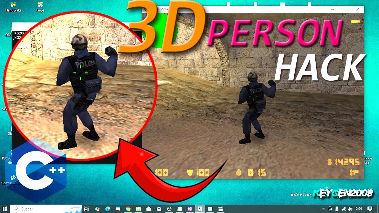 Como crear un 3D Person Hack para Counter-Strike 1.6 - YouTube