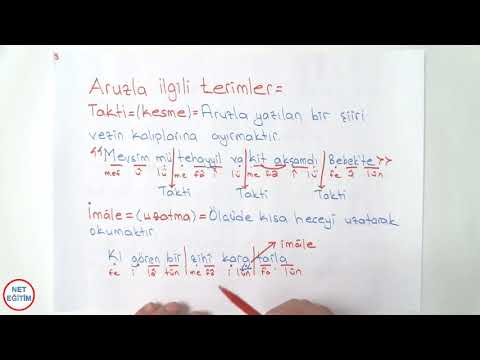 ARUZ ÖLÇÜSÜ   SERBEST ÖLÇÜ