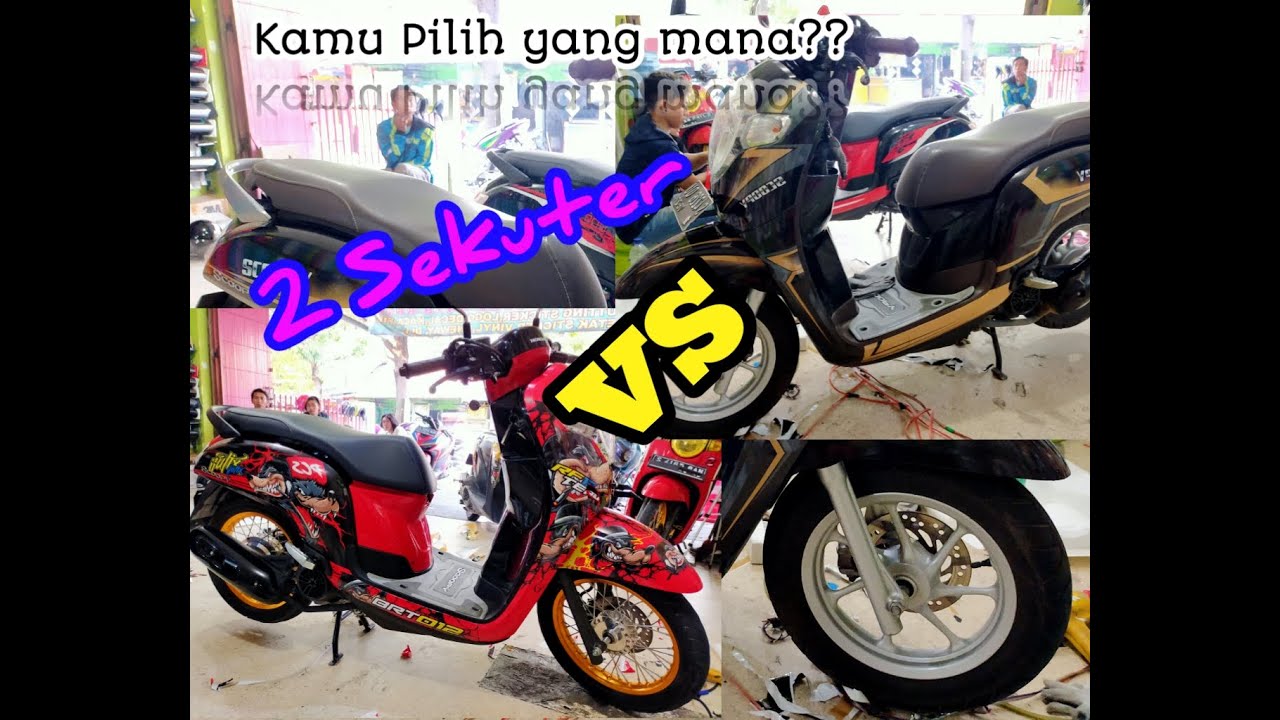 VARIASI SCOOPY LUCU VS MINIMALIS - YouTube