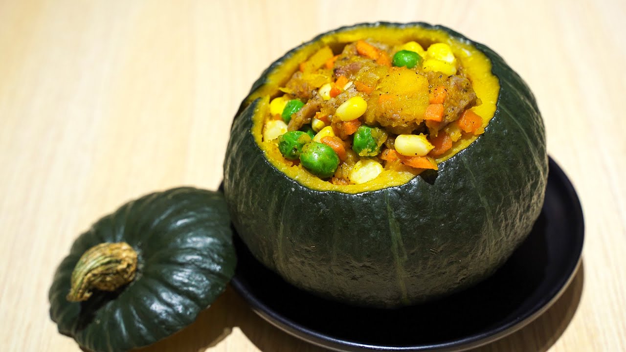 貝貝南瓜如何料理才健康有益？貝貝南瓜盅，口感豐富，健康低卡！BeiBei Pumpkin Pot - YouTube