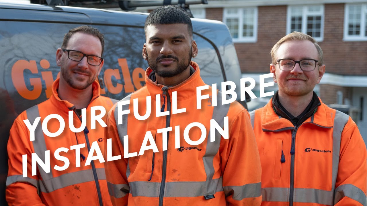 Installing Gigaclear full fibre broadband to your home - YouTube