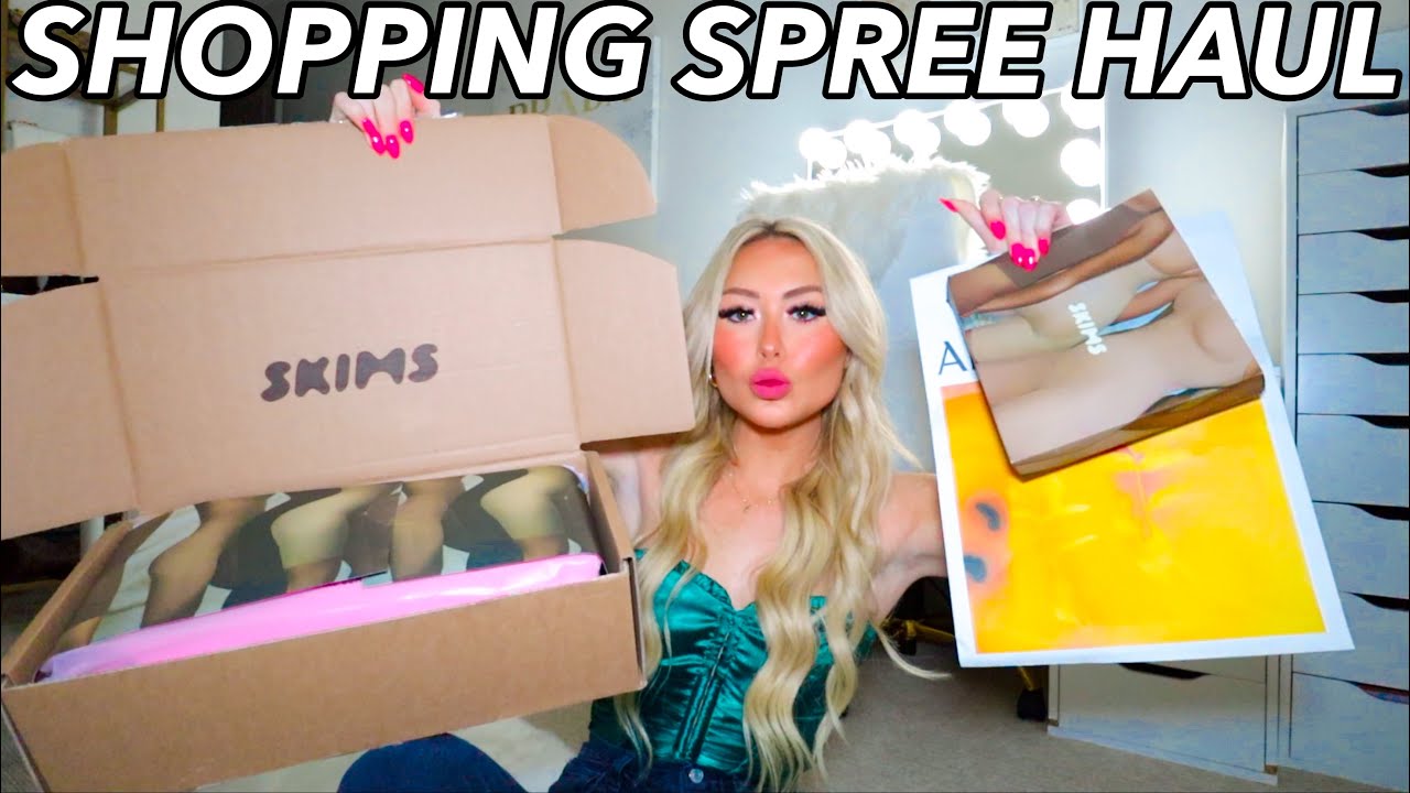 $1000+ SPRING SHOPPING SPREE HAUL! (Aritzia, Revolve, SKIMS, Urban ...