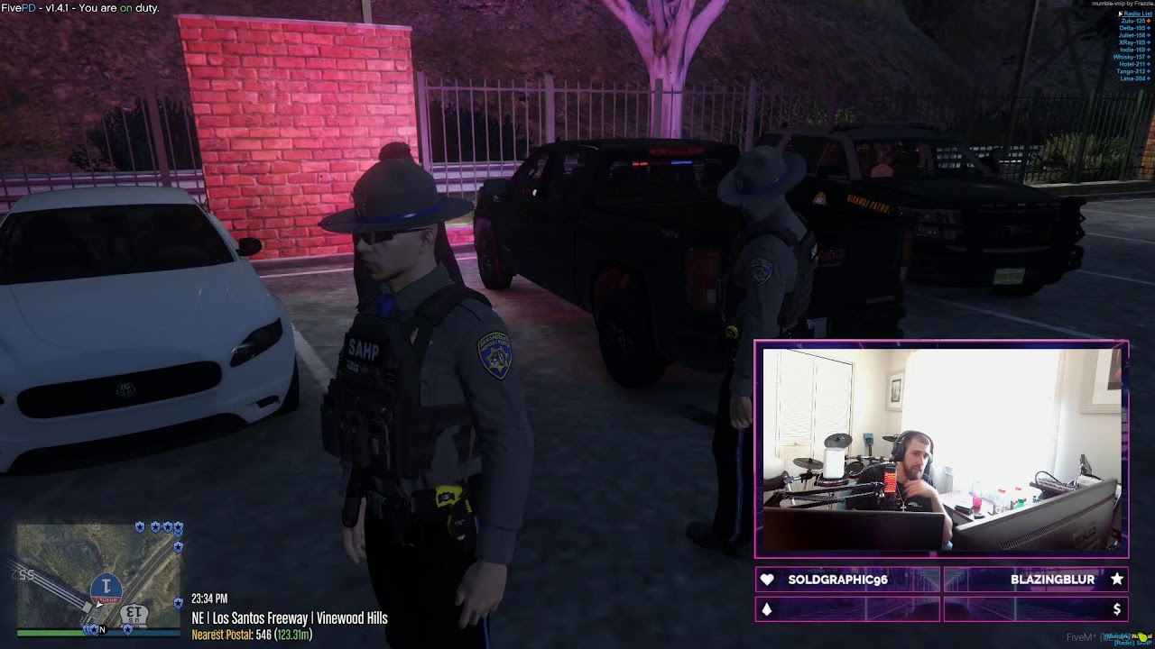 time for five m police roleplay on phoenix protocol server - YouTube